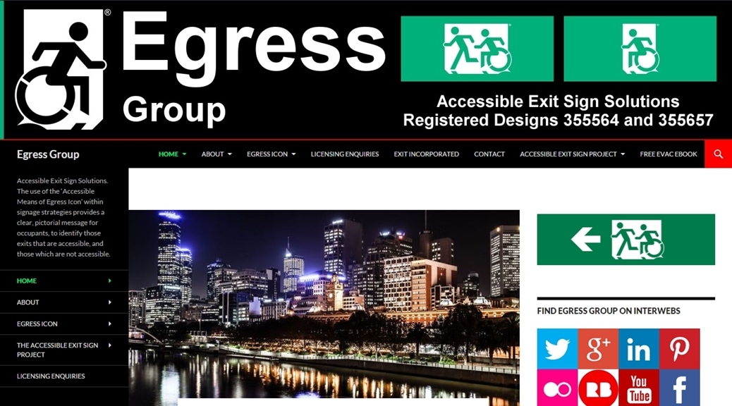 Egress Group Pty Ltd | Universal Design Meets the Exit Sign