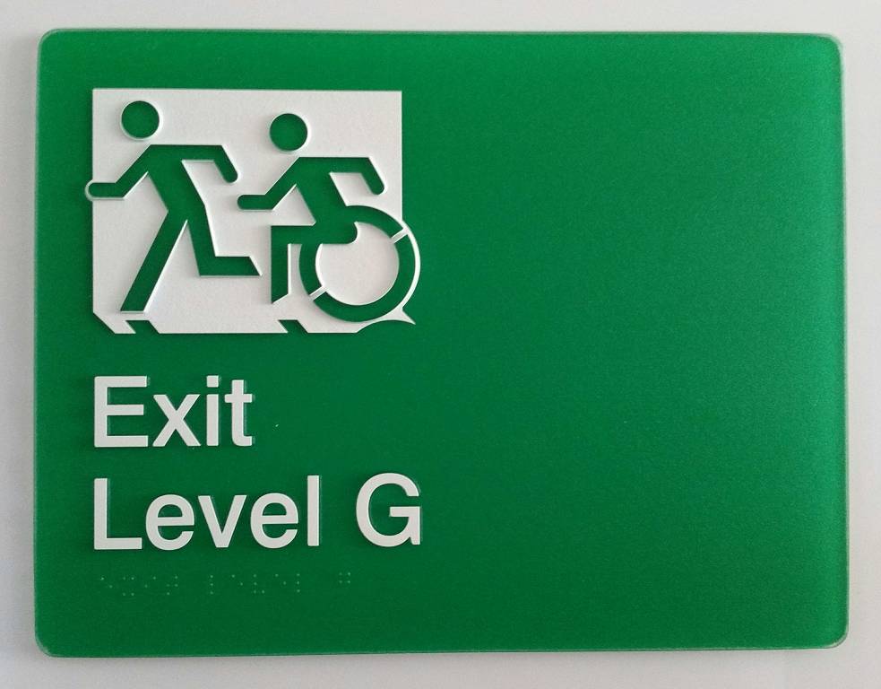 exit signs | Universal Design Meets the Exit Sign