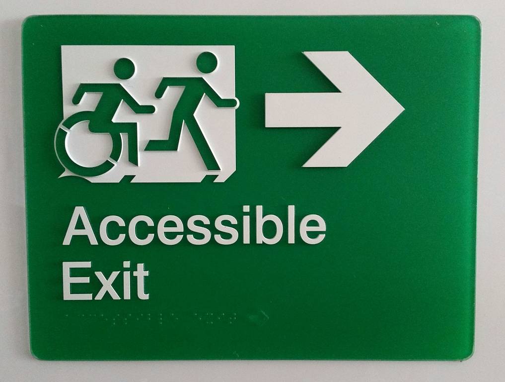 Braille Sign Supplies releases Braille and tactile emergency and exit ...